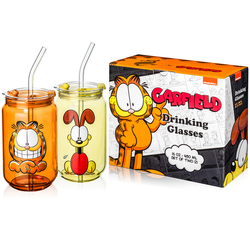 Garfield Drinking Glasses – DRAGON GLASSWARE®